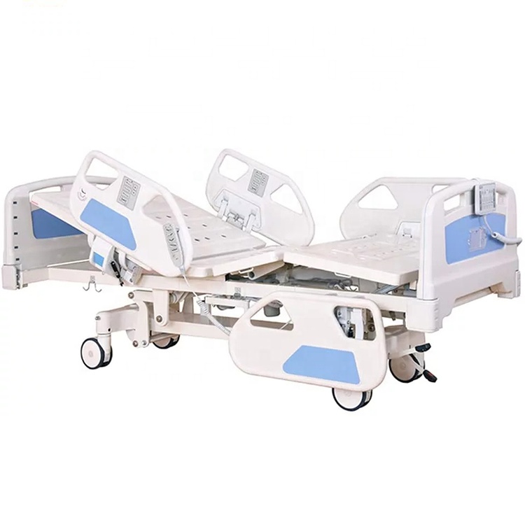ICU5 function paralyzed patient electric medical folding hospital bed