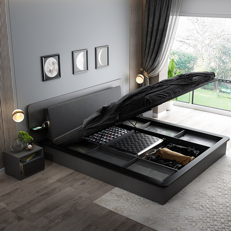 Modern and simple Japanese platform bed